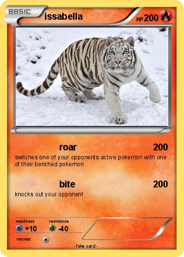 Pokémon issabella 3 3 - roar - My Pokemon Card