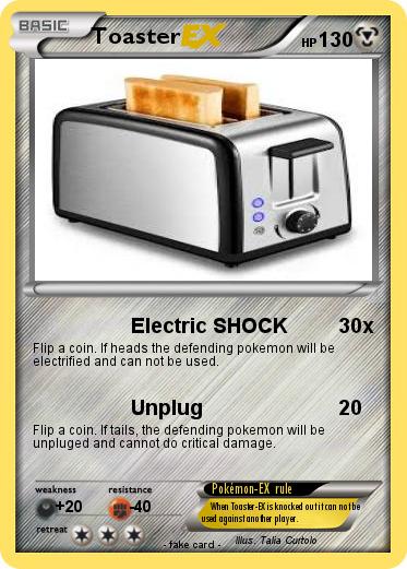 Pokémon Toaster 84 84 - Electric SHOCK - My Pokemon Card