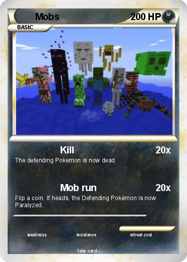 Pokémon Mobs 8 8 - Kill - My Pokemon Card