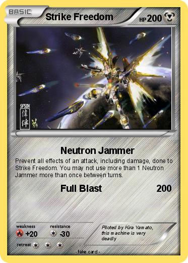 Pokémon Strike Freedom 17 17 - Neutron Jammer - My Pokemon Card