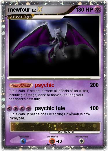 Pokémon mewfour 79 79 - psychic - My Pokemon Card