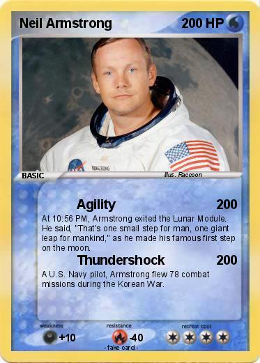 Pokémon Neil Armstrong 24 24 - Agility - My Pokemon Card