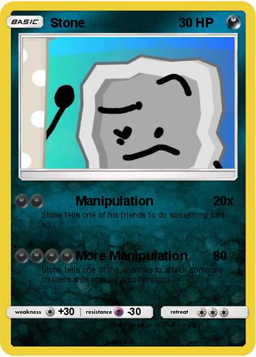 Pokémon Stone 500 500 - Manipulation - My Pokemon Card