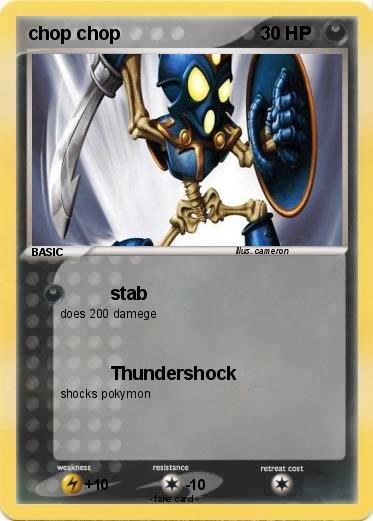 Pokémon chop chop 116 116 - stab - My Pokemon Card