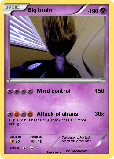 Pokémon Big brain 3 3 - Mind control - My Pokemon Card