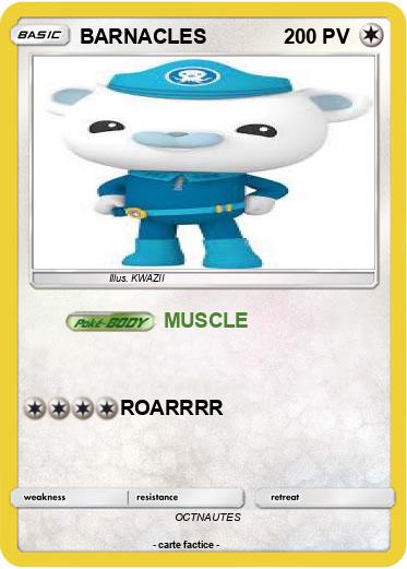 Pokémon BARNACLES 6 6 - MUSCLE - Ma carte Pokémon