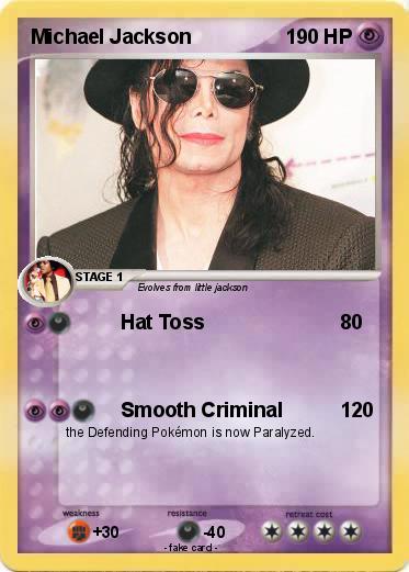 Pokémon Michael Jackson 1506 1506 - Hat Toss - My Pokemon Card