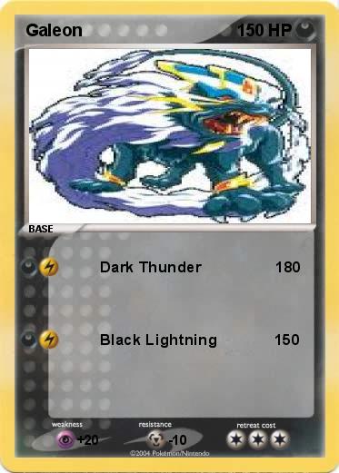 Pokémon Galeon 2 2 - Dark Thunder 180 - My Pokemon Card