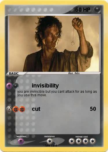 Pokémon 1 133168 133168 - invisibility - My Pokemon Card