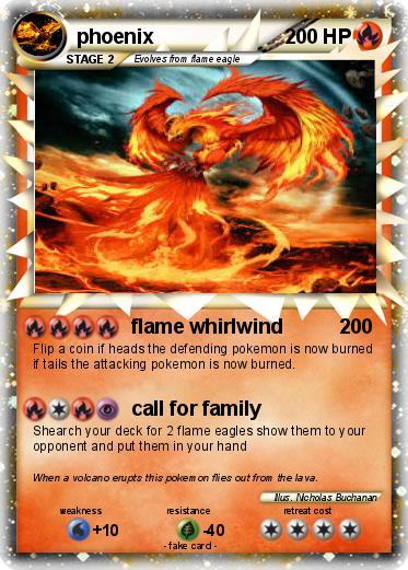 Pokémon phoenix 641 641 - flame whirlwind - My Pokemon Card
