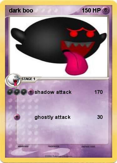 Pokémon dark boo 2 2 - shadow attack 1 - My Pokemon Card