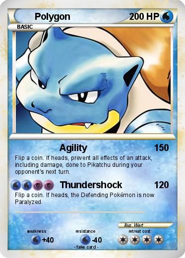 Pokémon Polygon 4J5l - Agility - My Pokemon Card