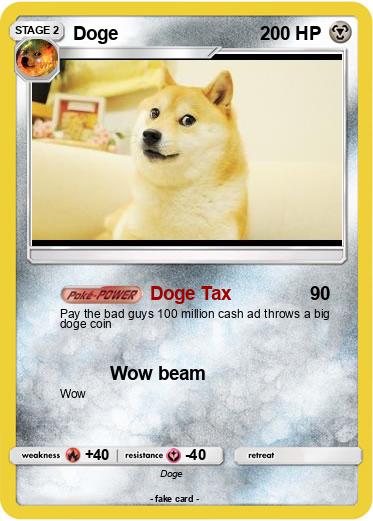 Pokémon Doge 4070 4070 - Doge Tax - My Pokemon Card