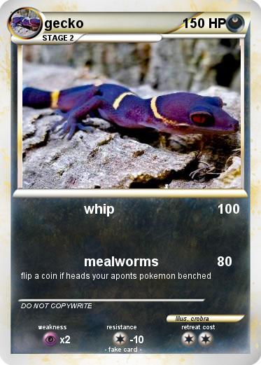 Pokémon gecko 124 124 - whip - My Pokemon Card