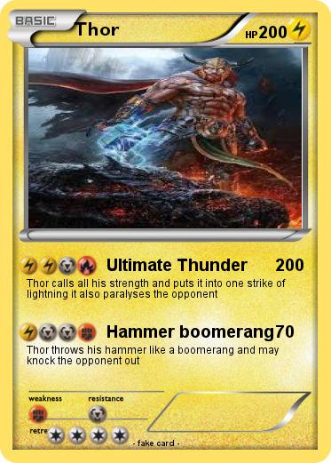 Pokémon Thor 933 933 - Ultimate Thunder - My Pokemon Card