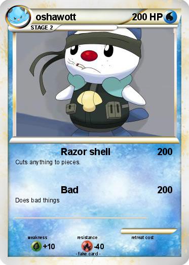 Pokémon oshawott 903 903 - Razor shell - My Pokemon Card