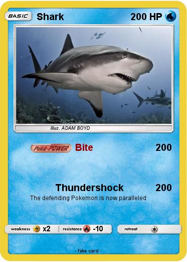 Pokémon Shark 660 660 - Bite - My Pokemon Card