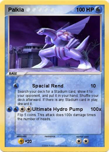 Pokémon Palkia 1023 1023 - Spacial Rend - My Pokemon Card