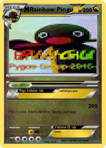 Pokémon Rainbow Pingu - Rainbow - My Pokemon Card