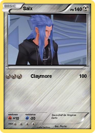Pokémon Saix 15 15 - Claymore - Ma carte Pokémon