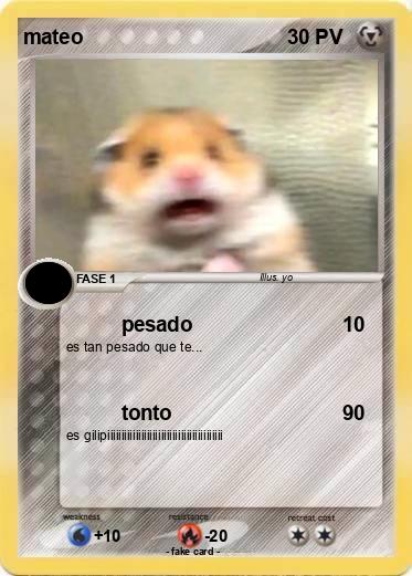 Pokémon mateo 193 193 - pesado - Mi carta pokémon