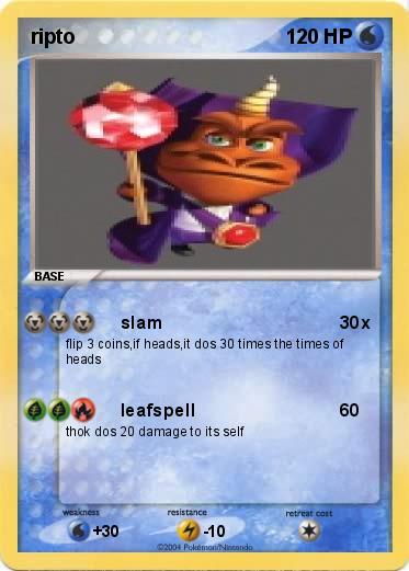 Pokémon ripto - slam - My Pokemon Card