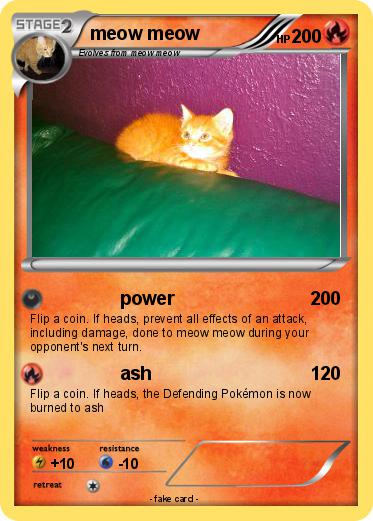 Pokémon meow meow 11 11 - power - My Pokemon Card