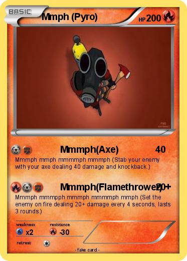 Pokémon Mmph Pyro - Mmmph(Axe) - My Pokemon Card