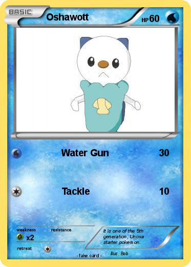 Pokémon Oshawott 988 988 - Water Gun - My Pokemon Card
