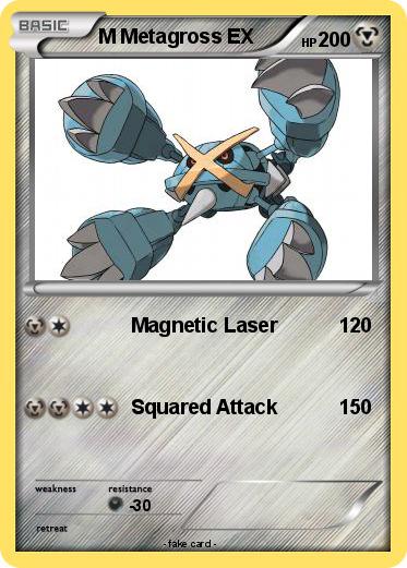 Pokémon M Metagross EX 27 27 - Magnetic Laser - My Pokemon Card