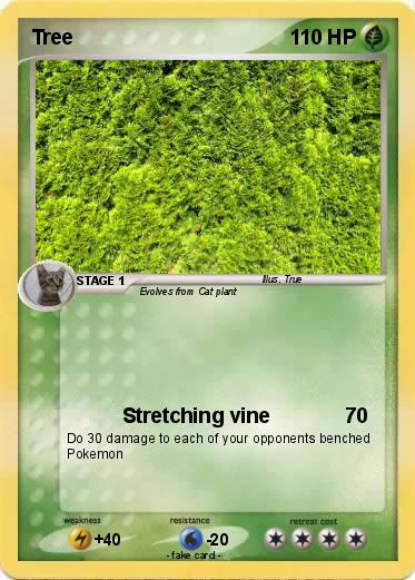 Pokémon Tree 894 894 - Stretching vine - My Pokemon Card