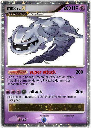 Pokémon max 1003 1003 - super attack - My Pokemon Card