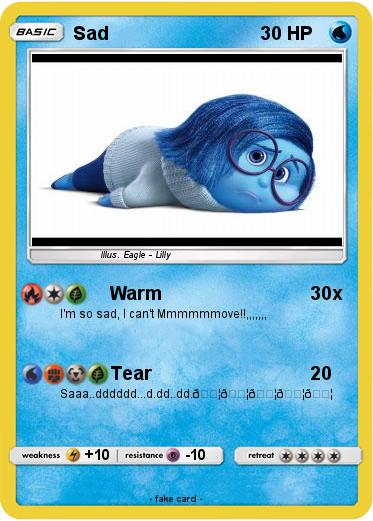 Pokémon Sad 623 623 - Warm - My Pokemon Card