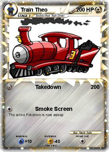 Pokémon Train Theo - Takedown - My Pokemon Card