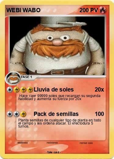 Pokémon WEBI WABO 10 10 - Lluvia de soles - Mi carta pokémon