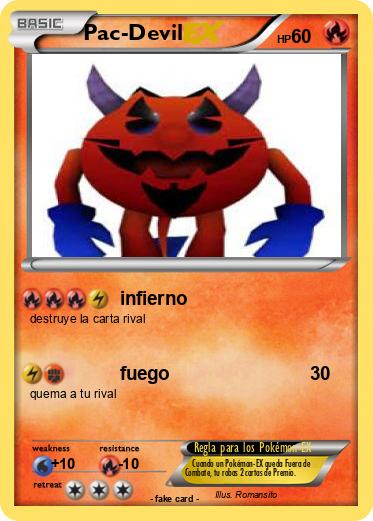 Pokémon Pac Devil - infierno - Mi carta pokémon