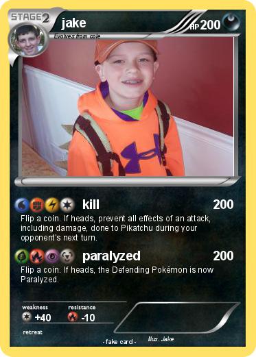 Pokémon jake 1360 1360 - kill - My Pokemon Card
