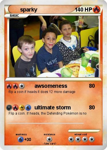 Pokémon sparky 32 32 - awsomeness - My Pokemon Card