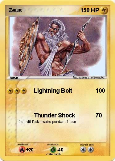 Pokémon Zeus 1045 1045 - Lightning Bolt - My Pokemon Card