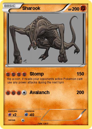 Pokémon Sharook - Stomp - My Pokemon Card
