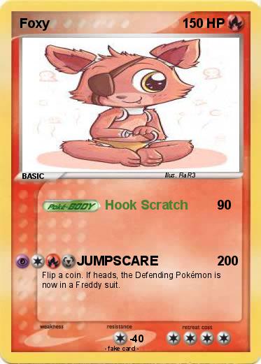 Pokémon Foxy 337 337 - Hook Scratch - My Pokemon Card