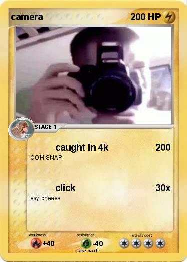 Pokémon camera 65 65 - caught in 4k - My Pokemon Card