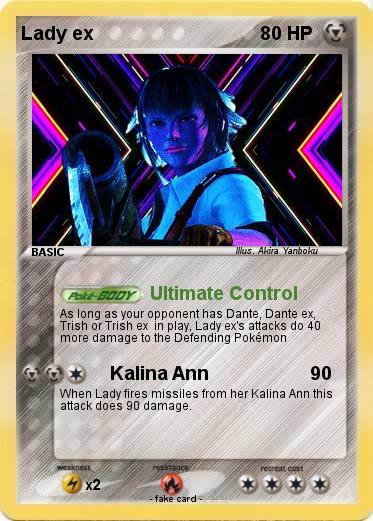 Pokémon Lady ex - Ultimate Control - My Pokemon Card