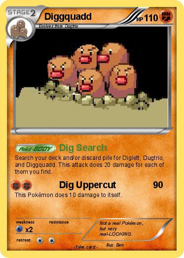 Pokémon Diggquadd - Dig Search - My Pokemon Card
