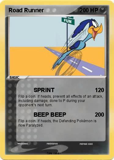 Pokémon Road Runner 24 24 - SPRINT - My Pokemon Card