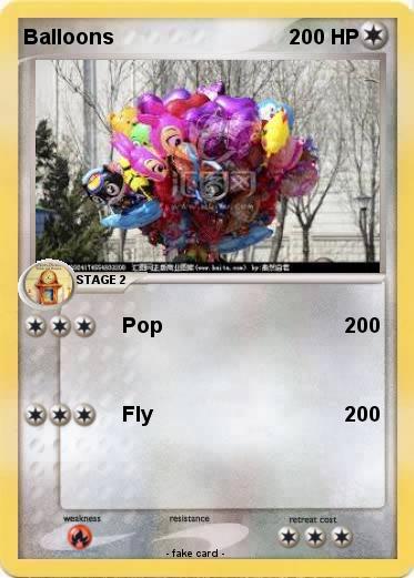 Pokémon Balloons 15 15 - Pop - My Pokemon Card