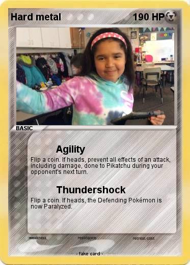 Pokémon Hard metal - Agility - My Pokemon Card