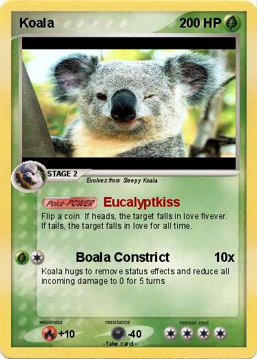 Pokémon Koala 1586 1586 - Eucalyptkiss - My Pokemon Card