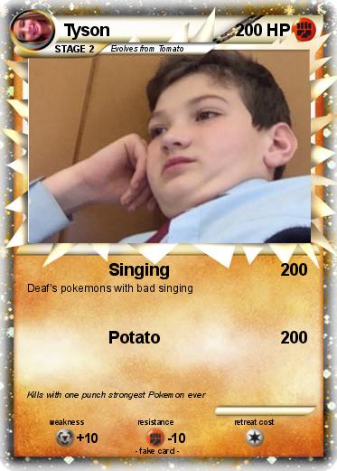 Pokémon Tyson 120 120 - Singing - My Pokemon Card