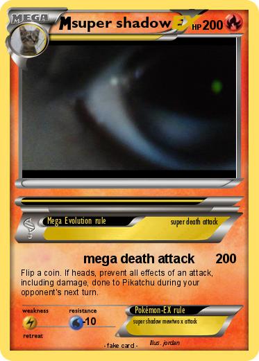 Pokémon super shadow 953 953 - mega death attack - My Pokemon Card